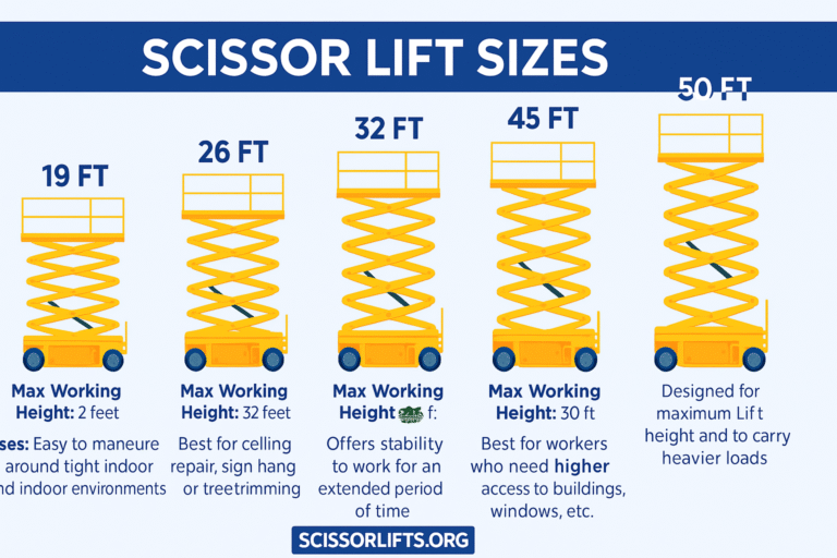 Scissor Lift Sizes: How To Choose the Right Height - Scissor Lifts