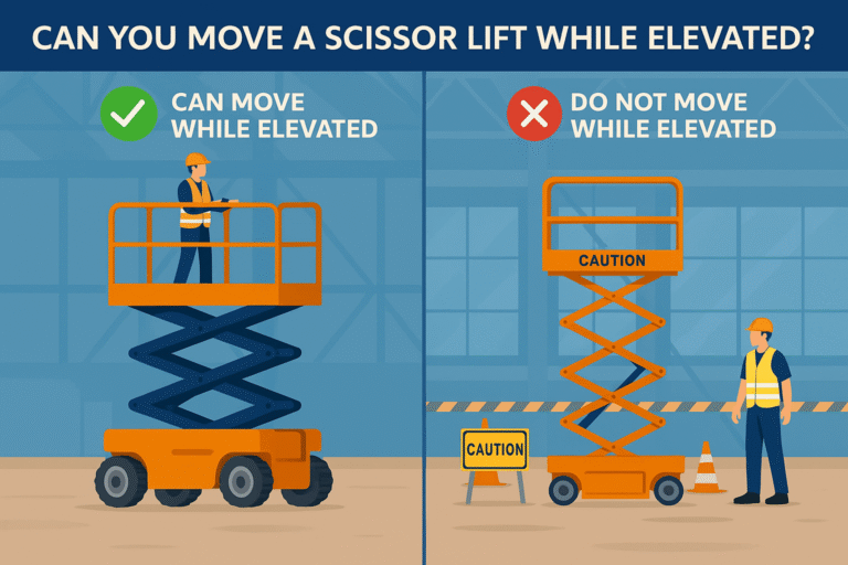 Can You Move a Scissor Lift While Elevated? - Scissor Lifts