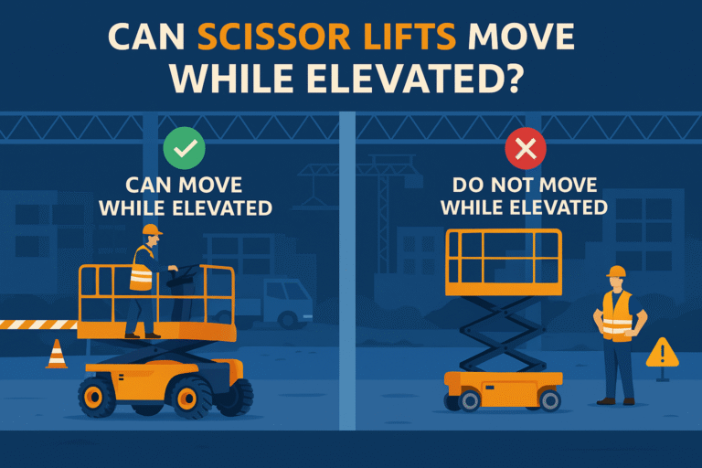 Can a Scissor Lift Move While Elevated? Risks & Safety