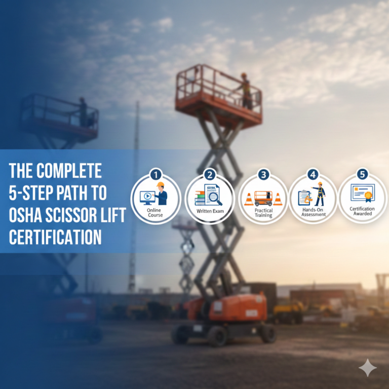 Get your OSHA Scissor Lift Certification Today with Us!