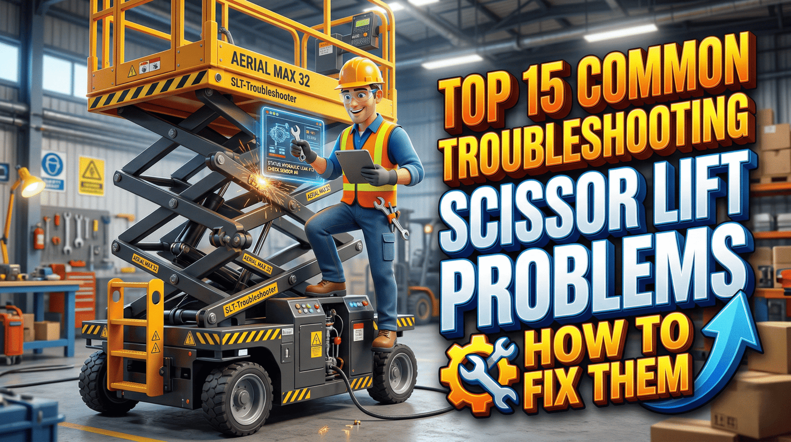 Troubleshooting Scissor Lift Problems: Discover 15 Issues